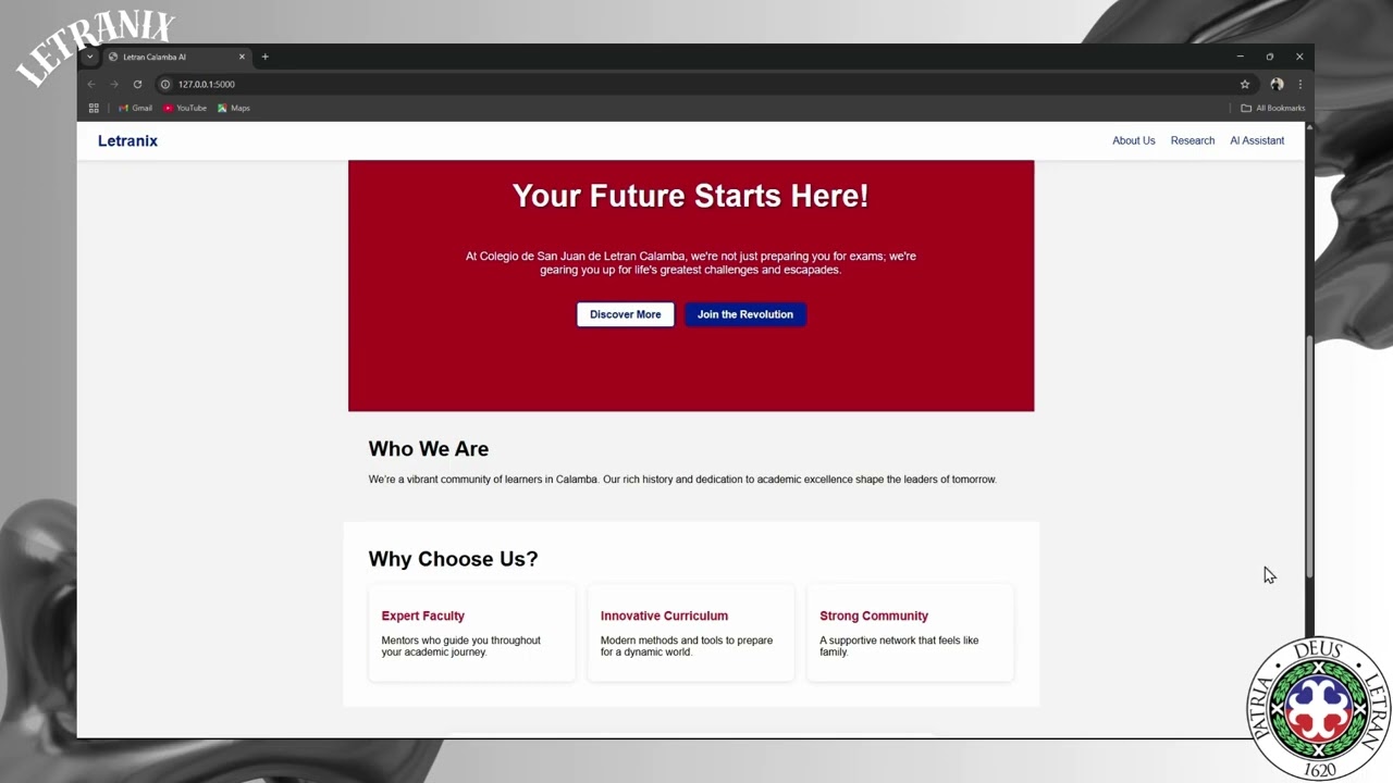 LETRANIX | Application Development LAB