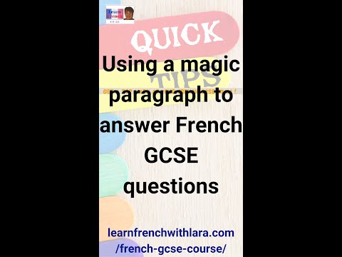 French GCSE ┃Tip to succeed at your French GCSE Exam