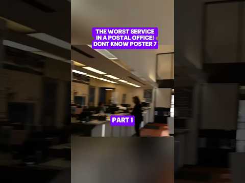 WORST SERVICE IN A POSTAL OFFICE! #camera #part1 #postal #usps #public #recording #law #rights