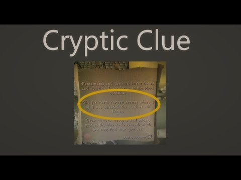 The far north eastern corner where 1 of 4 was defeated! Cryptic Clue walkthrough