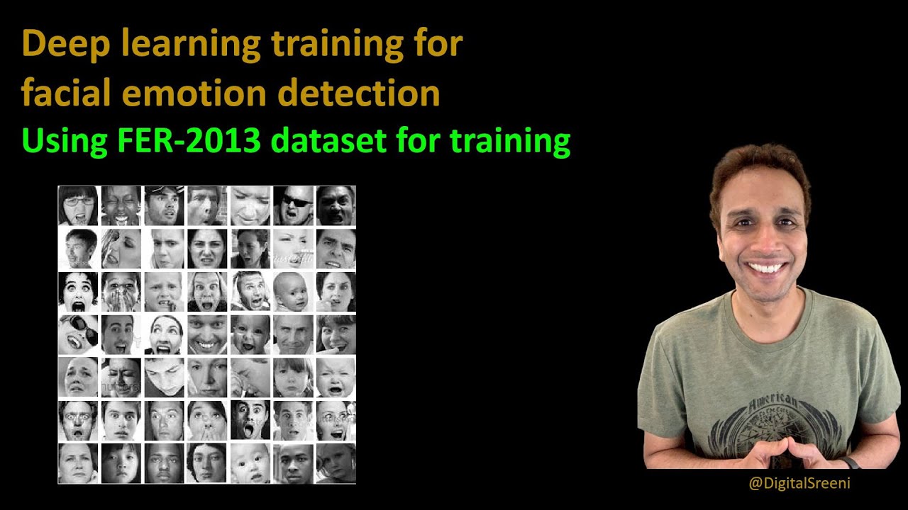 239 - Deep Learning training for facial emotion detection