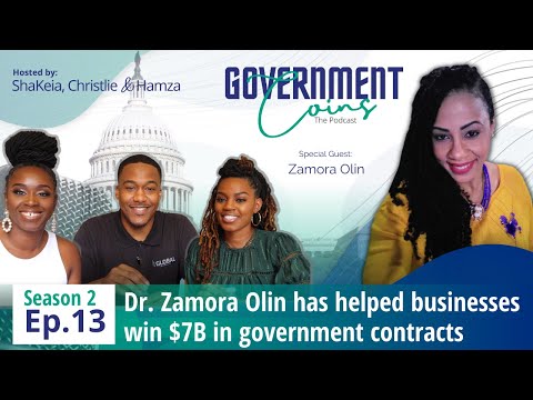 Dr. Zamora Olin has helped businesses win $7B in government contracts