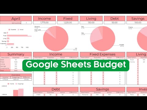 Google Excel Sheet Online Budgeting - How To Make A Monthly Budget In Google Sheets
