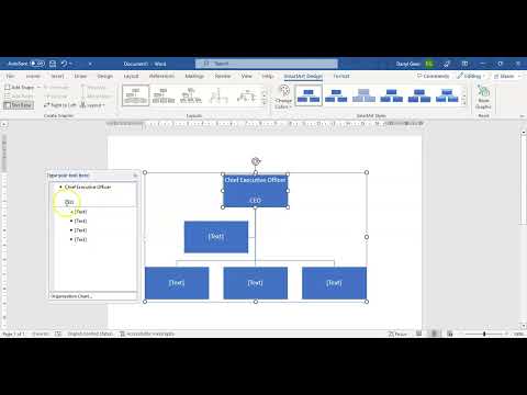 Org Chart in Word