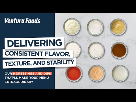 Our Core 9 Dressings and Dips Flavors