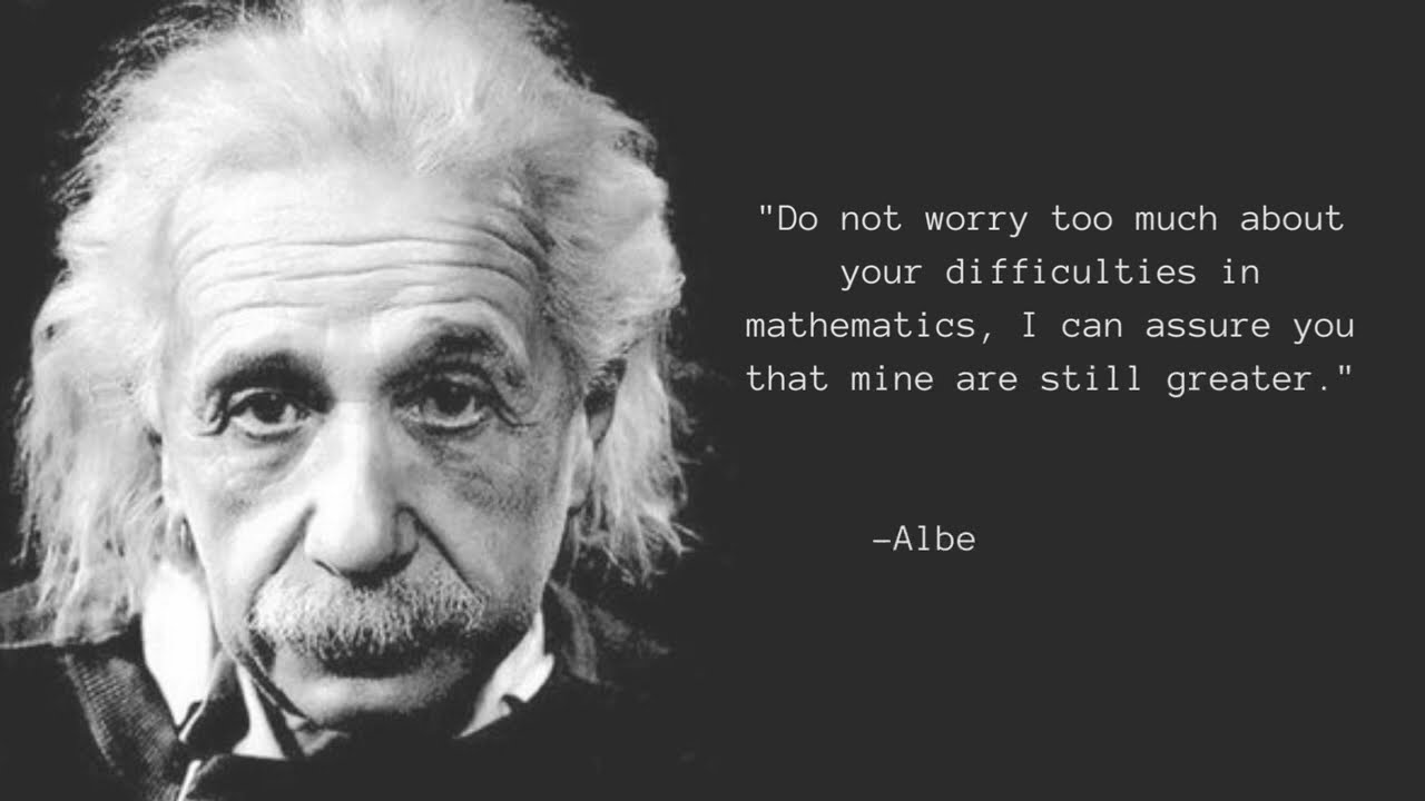 Famous Mathematics Quotes by Albert Einstein