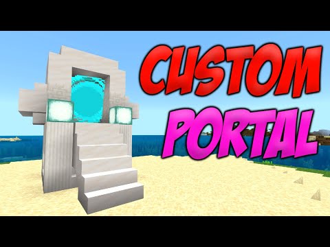Custom Portals with Command Blocks in Minecraft Bedrock!