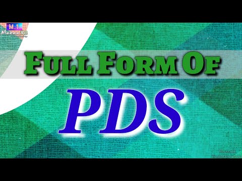 Full Form of PDS | PDS full form | PDS means | PDS Stands for | PDS का फुल फॉर्म | What is PDS | #M1