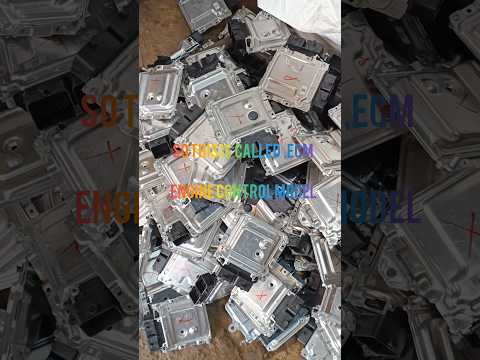 Car Scrap engine control module ECU Module ECM #ecu #automobile #ecm #carbasicinfo