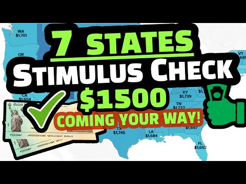 NEW STIMULUS CHECK 2023 : 7 STATES Payments Up to $1,500 Don't Miss Out, Check Eligibility Now!