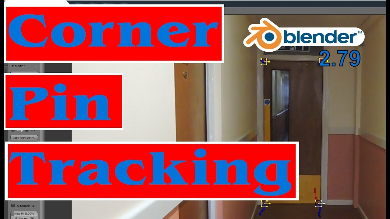 Corner pin tracking in Blender 2.79