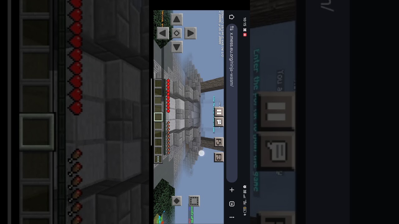 how to play messcraft/eaglecraft in mobile #1v1 #minecraft #hypixel #messcraft #minecraftconsole