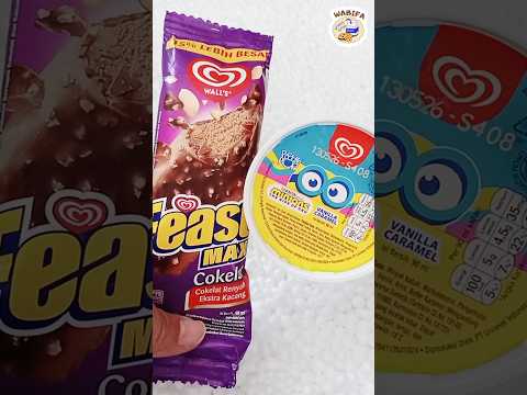 Mencari Dan Menemukan Jajanan Es krim Walls Feast Max Cokelat Dan Minions Vanilla Caramel