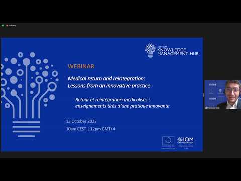 Medical Return and Reintegration - A Webinar by the EU-IOM Knowledge Management Hub