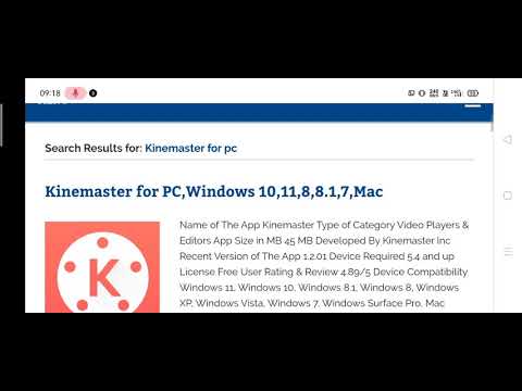 Kinemaster for PC on Windows 10/11/8/8.1/7/Computer/Desktop