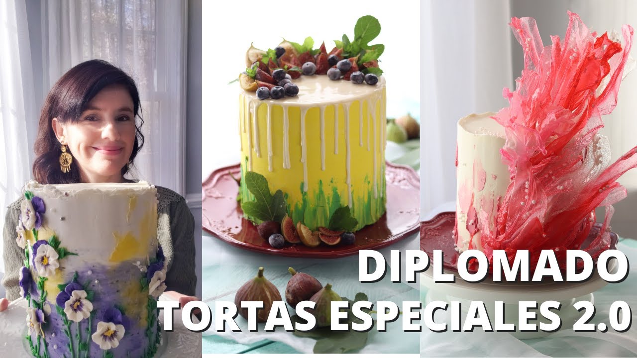 😍Diplomado Tortas Especiales 2.0 | 12 proyectos en BUTTERCREAM y otra Cremas 🥰Natalia Salazar