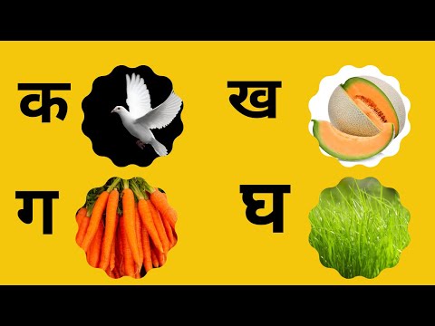 Hindi varnamala chart | hindi vyanjan words