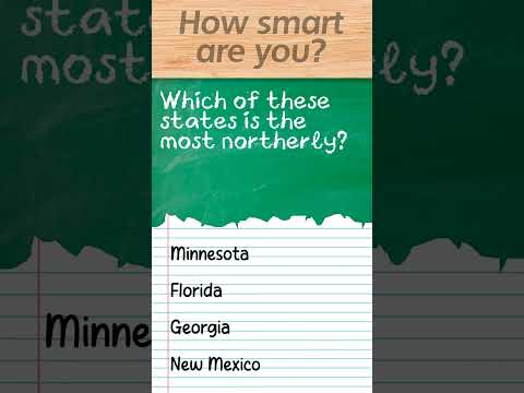 Which of these states is the most northerly?