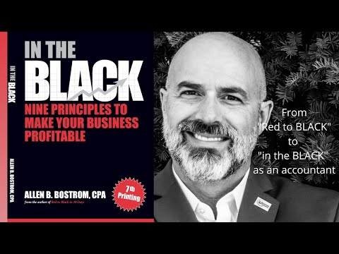 From "Red to BLACK" to "in the BLACK" as an accountant