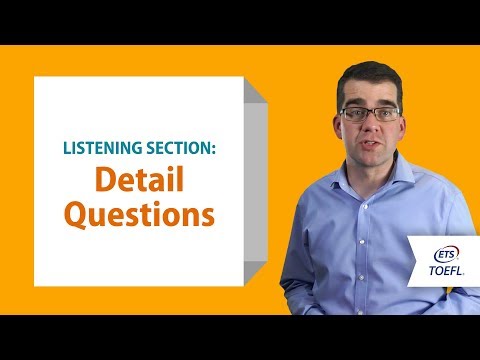 TOEFL iBT Listening Questions - Detail │ Inside the TOEFL Test
