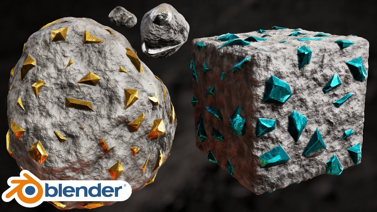 Procedural Ore Material (Blender Tutorial)