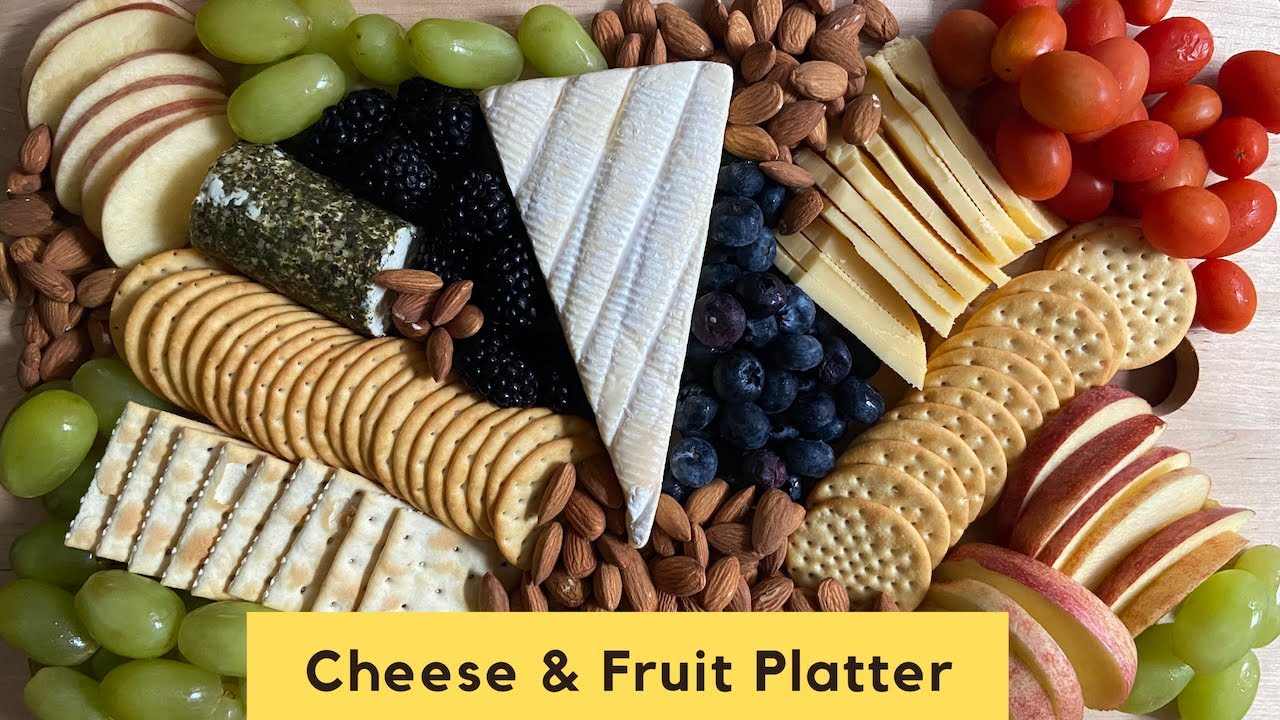 How to make a cheese and fruit platter | Simple Recipe | Party Food