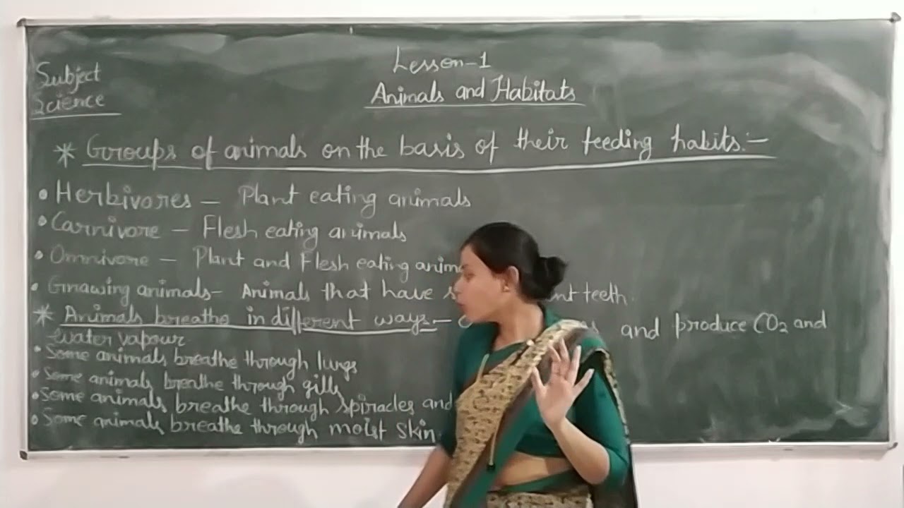 Class- 5th / Science Chapter- 1 ( Animals And Habitats - Summary )