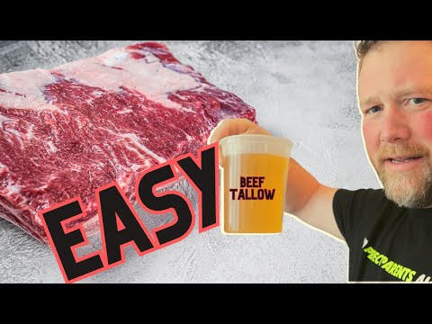 How to Make Beef Tallow from Brisket Trimmings