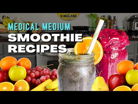 2 Fruit Smoothies by the Medical Medium | Liver Rescue Smoothie & Heavy Metal Detox Smoothie