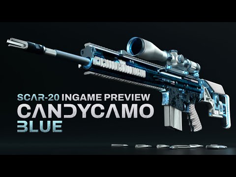 Steam Community :: Video :: SCAR- 20 | Candycamo Blue CS2 Sklin ingame ...