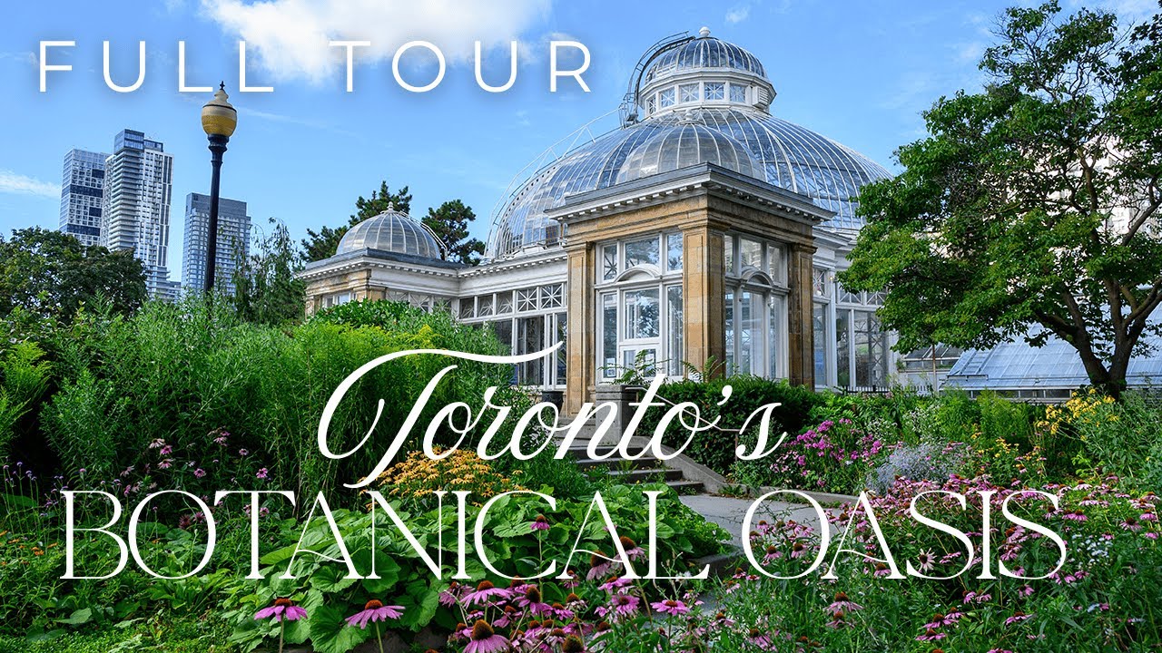 [4K] Allan Gardens Conservatory Full Tour - Free Botanical Oasis in Downtown Toronto 🌸🇨🇦