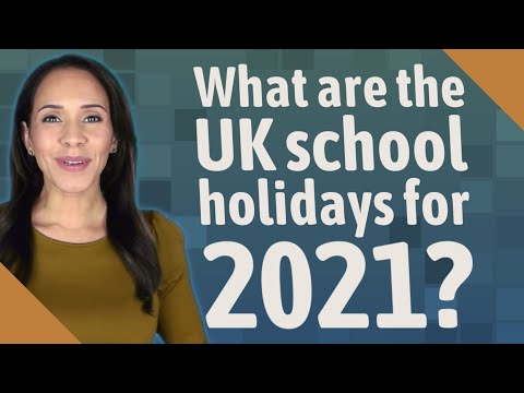 What are the UK school holidays for 2021?