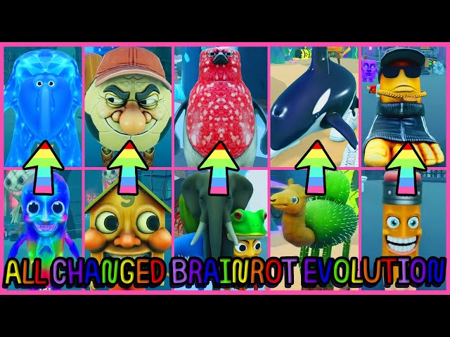 Roblox - All 7 NEW SECRET Brainrot Morphs And Max Level Boss Brainrot ...