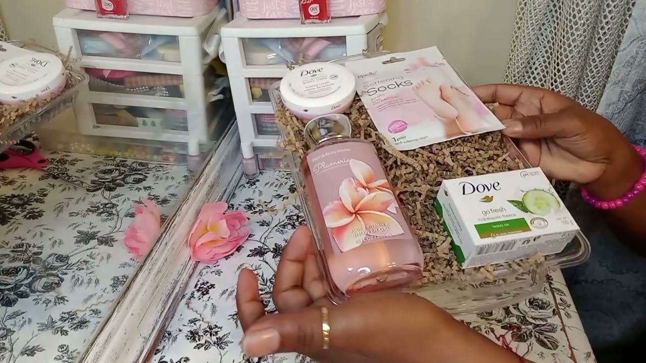 Creating A Spa/Self-Care Gift Basket To Sell Online| Make Money From Home Selling Gift Baskets