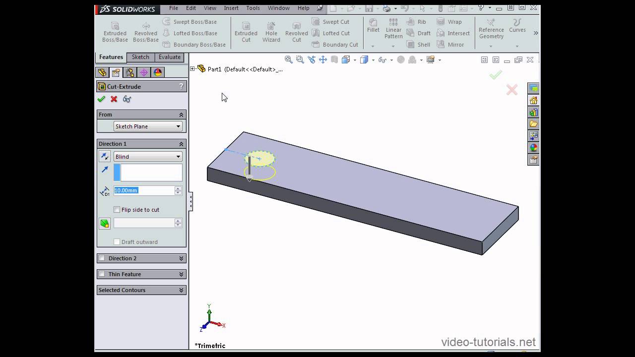How to use Simulation Xpress #1 SOLIDWORKS tutorials (Simulation)