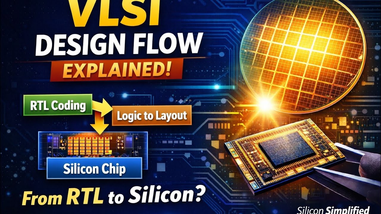 VLSI Design Flow Explained | RTL Coding Series 