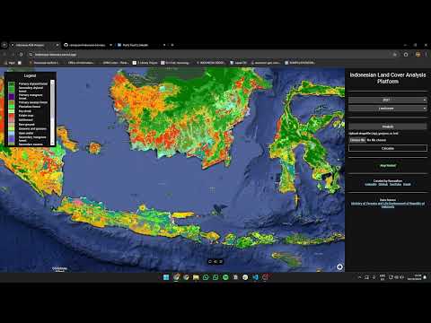Indonesia Land Cover and AGB Analysis Application