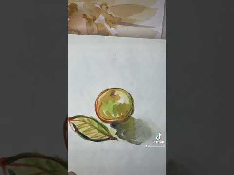 Better or worse? Added definition to a watercolor 😂💫👍