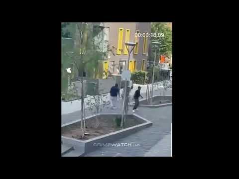 Another London Knife fight (3 different angles)