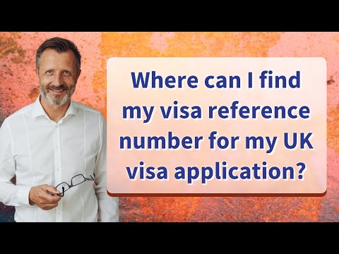 Where can I find my visa reference number for my UK visa application?
