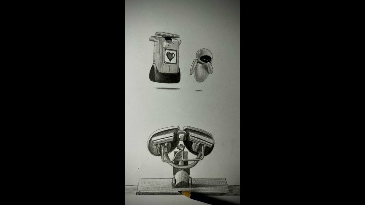 Wall E is Sensitive #art #drawing #artist