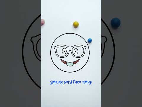 Smiling Nerd Face emoji #emoji