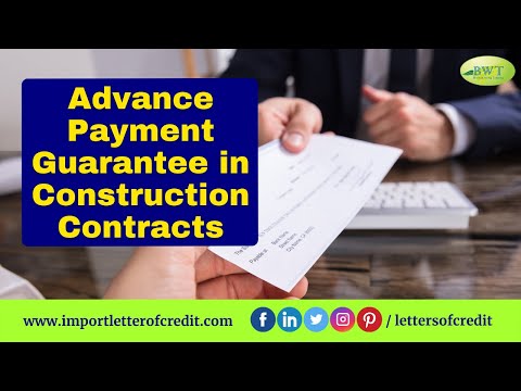 Advance Payment Guarantee | Advance Payments | Payment Bonds