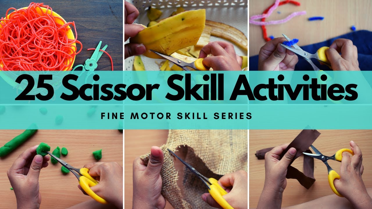 25 Scissor Skill Activities for Preschoolers (Fine Motor Skill Series)