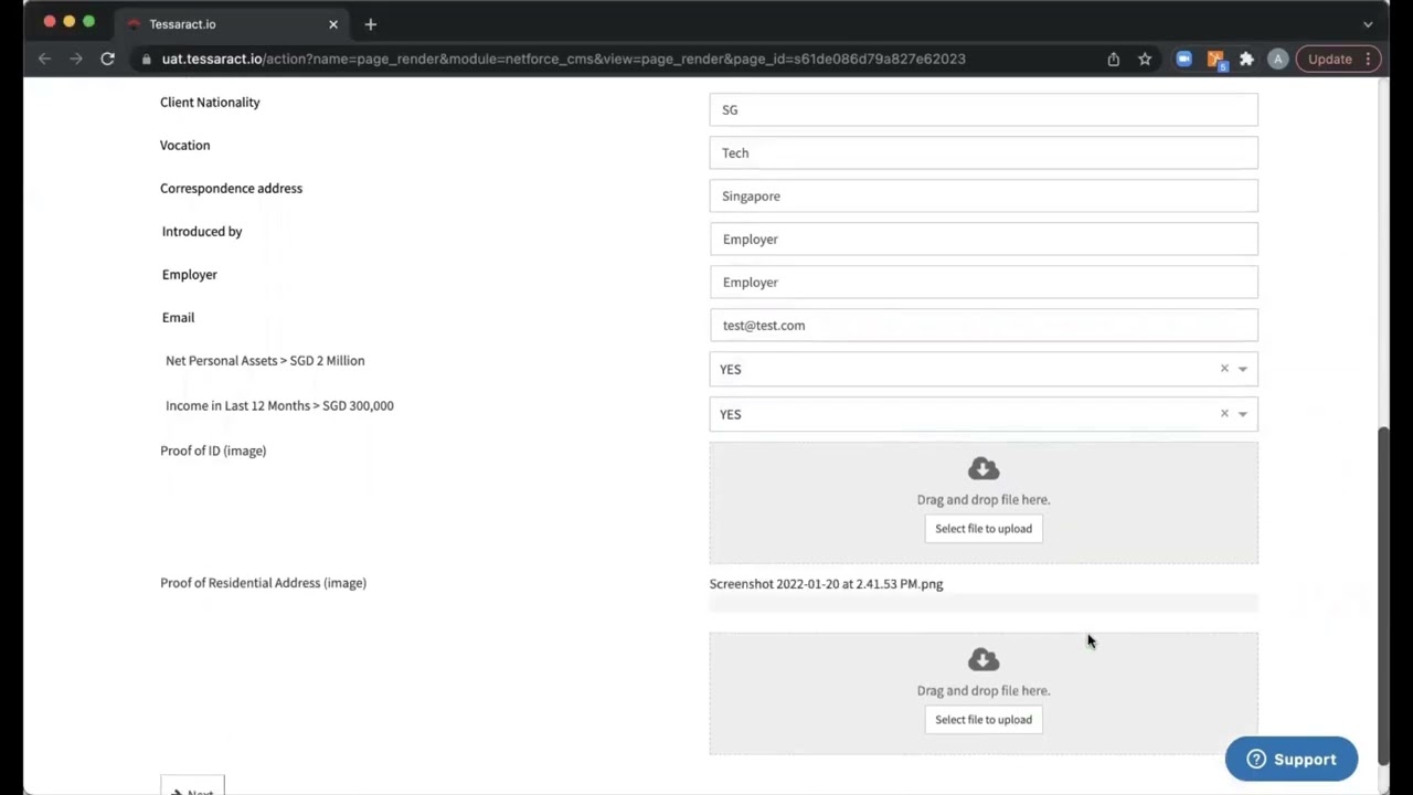 Tessaract.io Digital Form Builder 1 of 2 | Making Forms Easy to Fill Out for Your Clients
