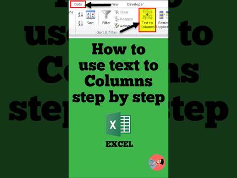 How to use text to Columns step by step in Excel. #excel #computerknowledge #exceltips
