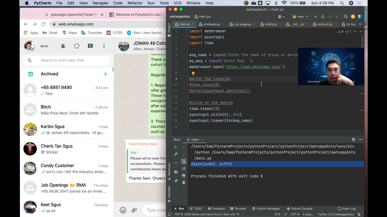 RPA Python Automated Script  for 