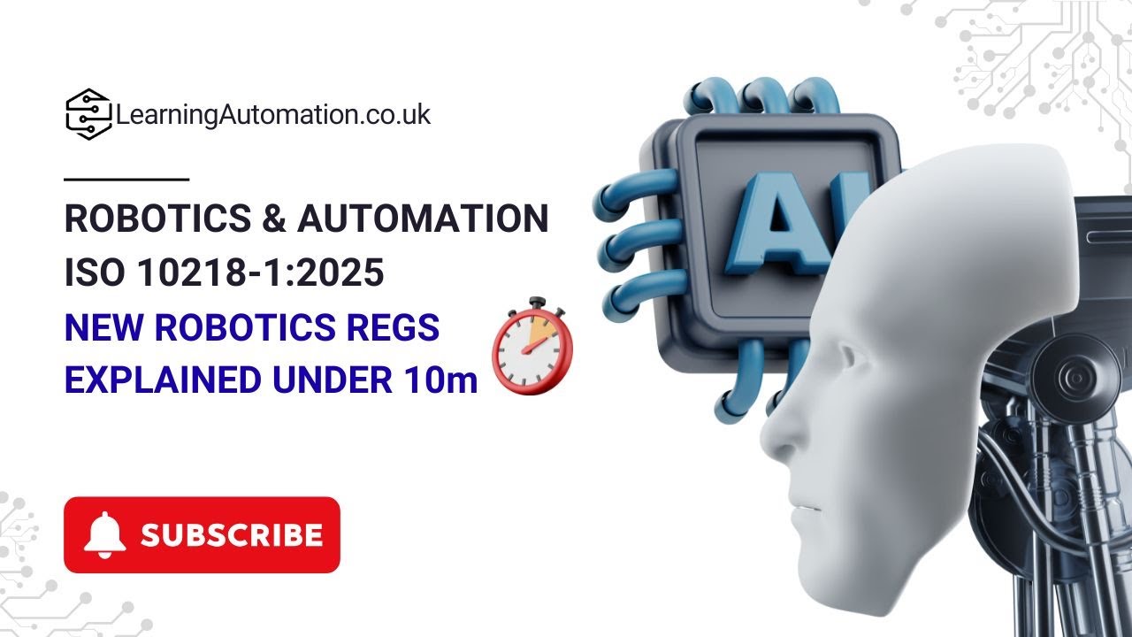 🦾 ISO 10218-1:2025 Explained – The Rules of Robot Safety