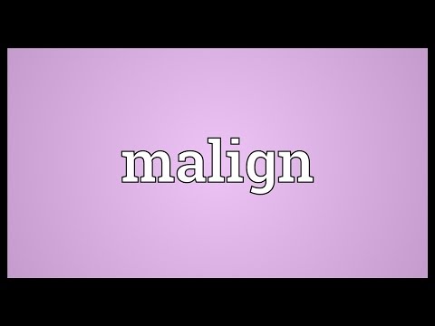Malign Meaning