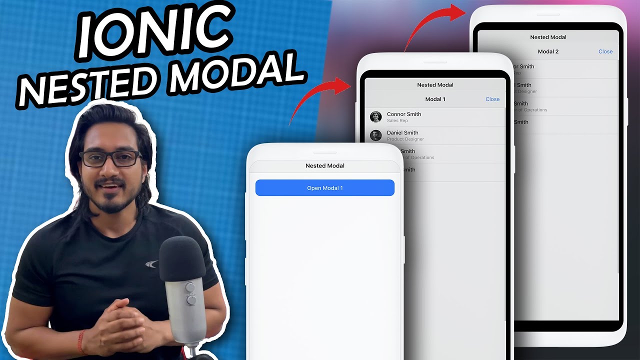 Ionic Nested Modal